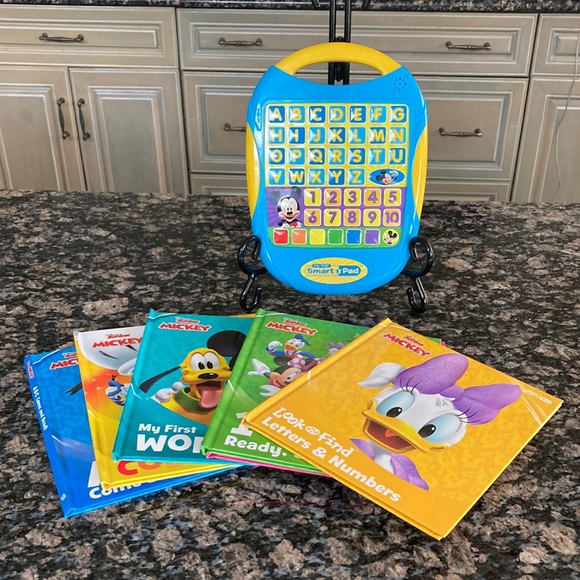 Disney | Toys | My First Smart Pad Mickey Mouse Clubhouse Includes 6 ...